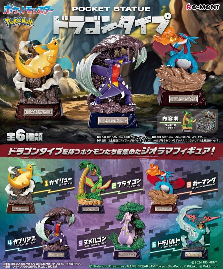 Figura Re-Ment Pokemon Pocket Statue Dragon Type Collection (al azar ...