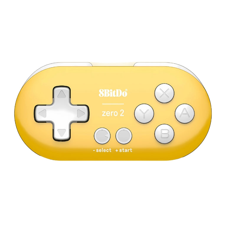 Control Inalámbrico Bluetooth 8BITDO Zero 2 Yellow – 8 BITS