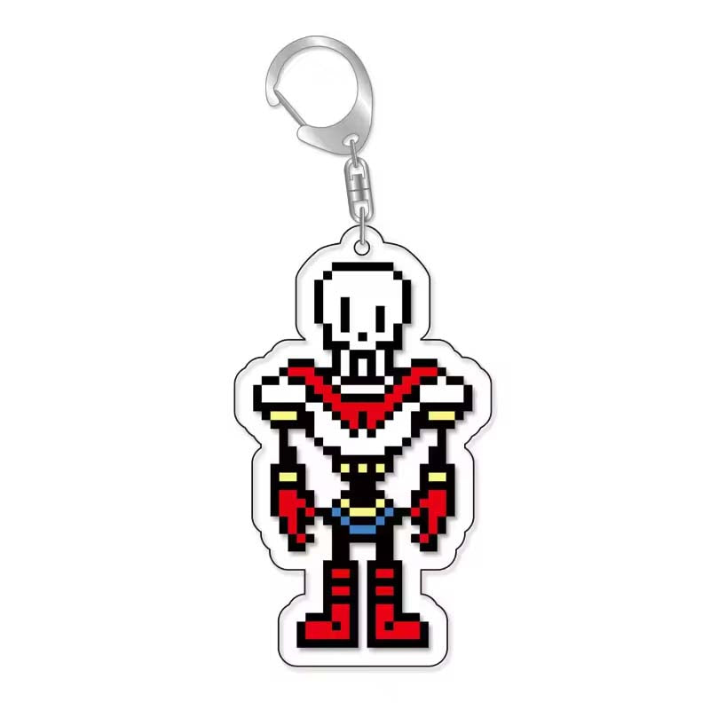 Llavero Acrilico Papyrus (Undertale) – 8 BITS