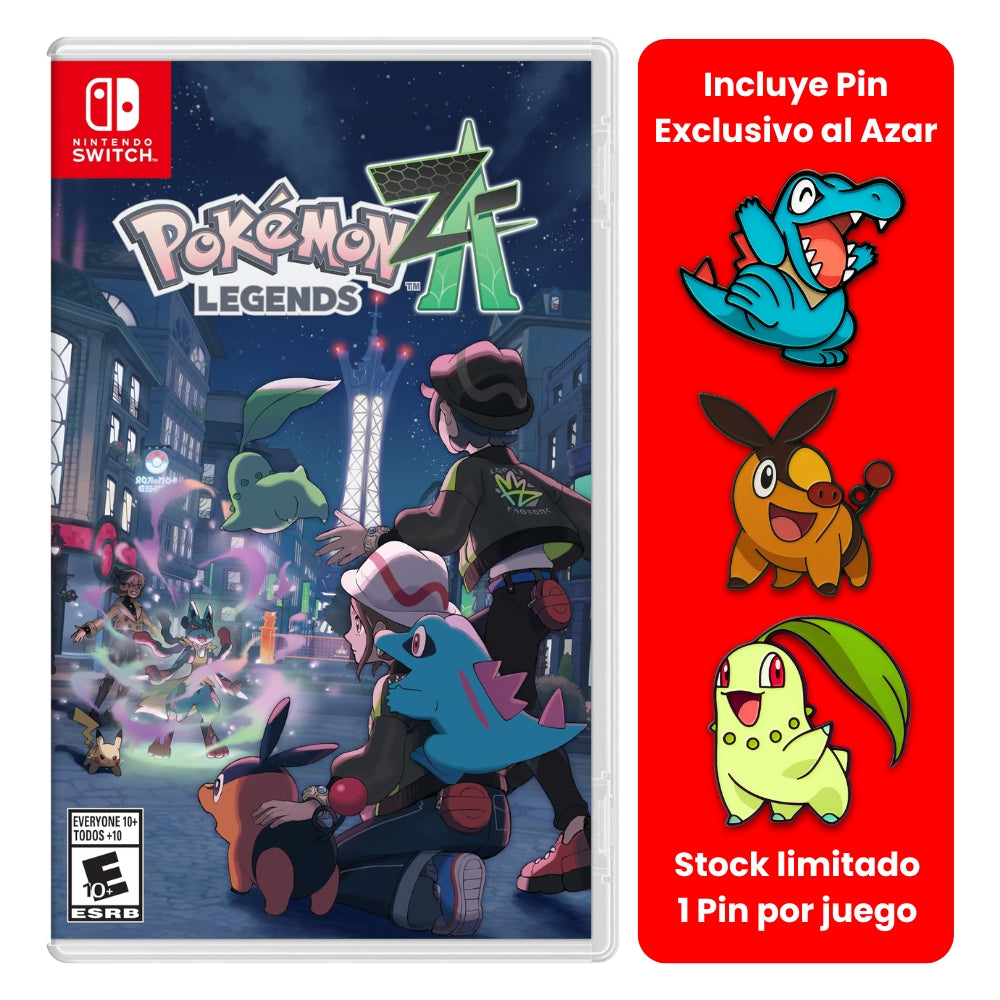 (Preventa) Pokemon Legends: Z-A NSW + Pin al azar – 8 BITS