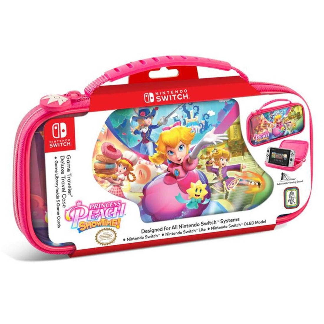 Bolso Deluxe para Nintendo Switch Princess Peach Showtime! – 8 BITS